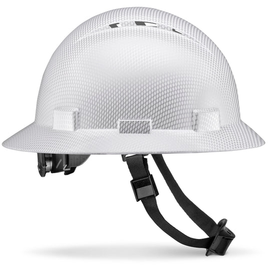 ACERPAL Full Brim Vented Hard Hat, OSHA Safety Helmet, Custom Ice Cube ...